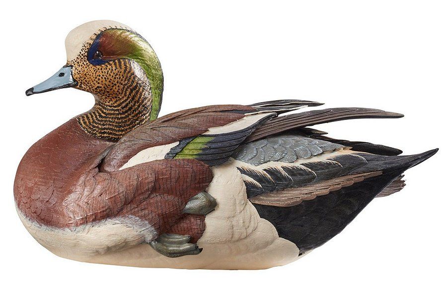 Sam Nottleman Life-Sized Hand Painted Sculpture Decoy:"Weaver Bottoms ...