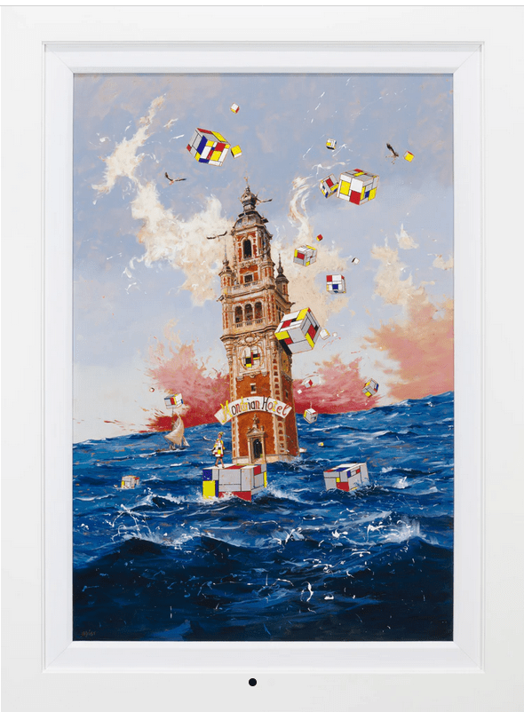 Philippe Bertho Hand-Signed digital pigment print on canvas:"Mondrian ...