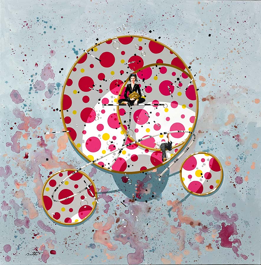 Philippe Bertho Hand-Signed Limited Edition Canvas:"Let's Be Zen ...