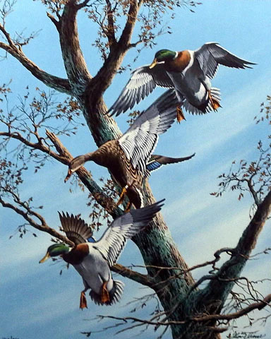 Phillip Crowe Print-Signed and Numbered:"Greenwood Traffic Jam ...