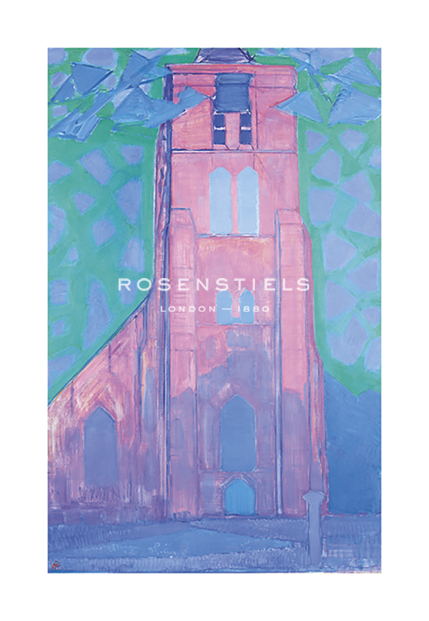 Piet Mondrian Hand Numbered Limited Edition Print on Paper :"Church ...