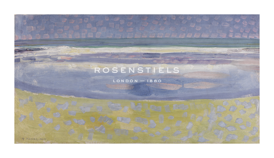 Piet Mondrian Hand Numbered Limited Edition Print on Paper :"Sea after ...