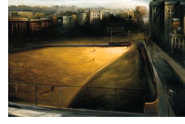 Ray Turner Handsigned and Numbered Limited Edition Giclee: "Last Game ...