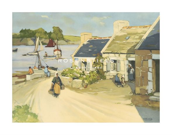 Raymond Wintz Hand Numbered Limited Edition Print on Paper :"Sunday ...