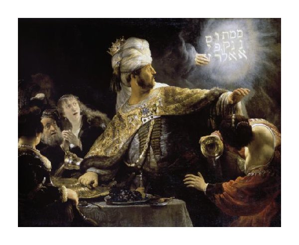 Rembrandt Van Rijn Fine Art Open Edition Giclée:"Belshazzar's Feast ...
