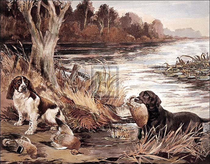 Reuben Ward Binks Artist Hand Colored Copper Plate Printed Atelier ...