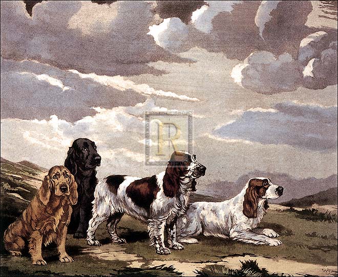 Reuben Ward Binks Artist Hand Colored Copper Plate Printed Atelier ...