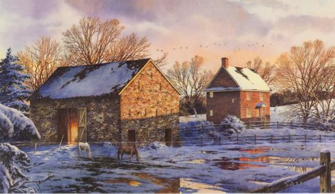 Richard Bollinger Hand signed and Numbered Limited Edition:"Taylors Run ...