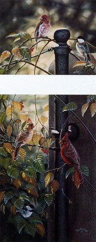 Rick Kelley Print-Signed:"The Gathering" - Rick Kelley