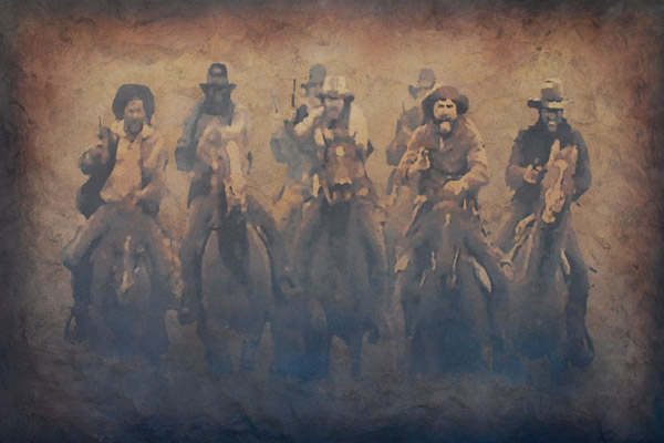 Rob Stern Artist Signed Limited Edition Giclée Canvas:"Riders" - Rob Stern