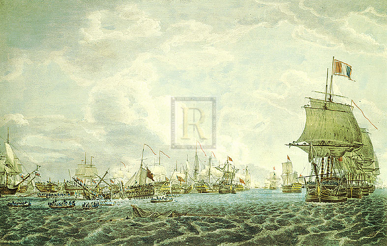 Robert Cleveley Artist Hand Colored Copper Plate Printed Atelier Print ...