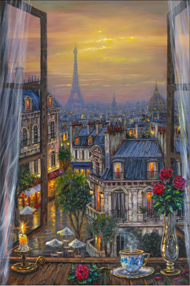 Robert Finale Artist Signed Hand-Embellished Limited Edition Canvas ...