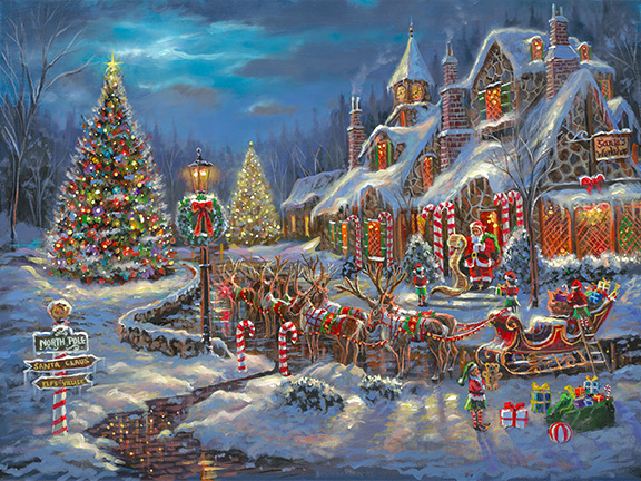 Robert Finale Artist Signed Limited Edition Hand-Embellished Canvas ...
