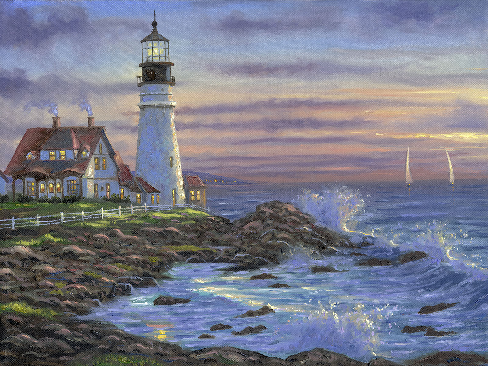 Robert Finale Lighthouse Shop Robert Finale Fine Art At Gallery Direct