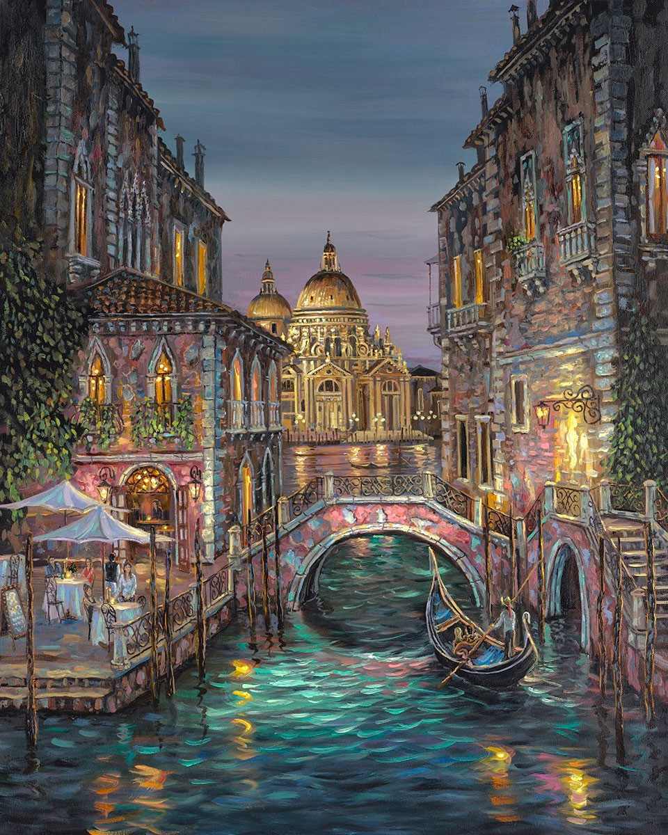 Robert Finale Original Art with Free Framing:"Venice - Ageless Beauty ...