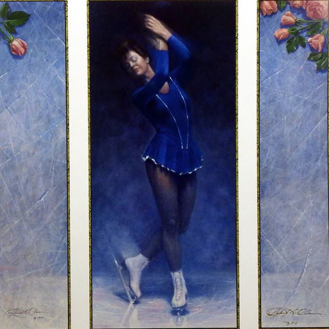 Robert Olson Print-Signed and Numbered:"Ballet on Ice" - Robert Olson