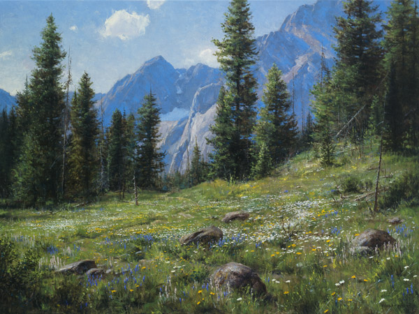 Robert Peters Artist Hand Signed Limited Edition Canvas Giclee:"June ...