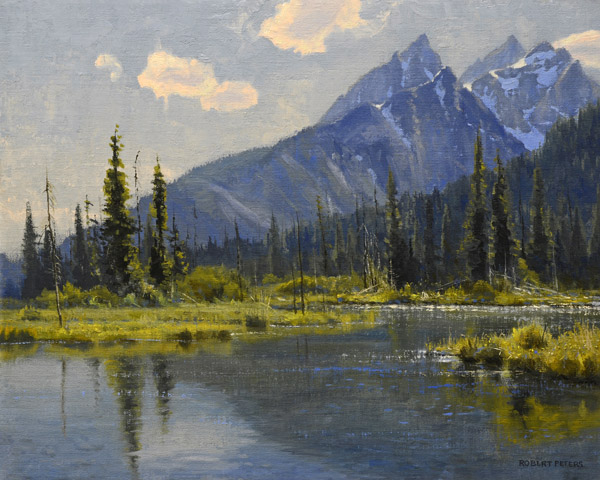 Robert Peters Artist Hand Signed Limited Edition Canvas Giclee:"Stilled ...