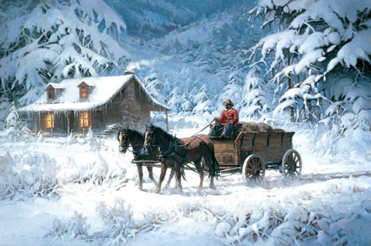 Robert Summers Handsigned & Numbered Limited Edition Print:"Winter's ...