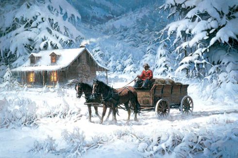 Robert Summers Handsigned & Numbered Limited Edition Print:"Winter's ...