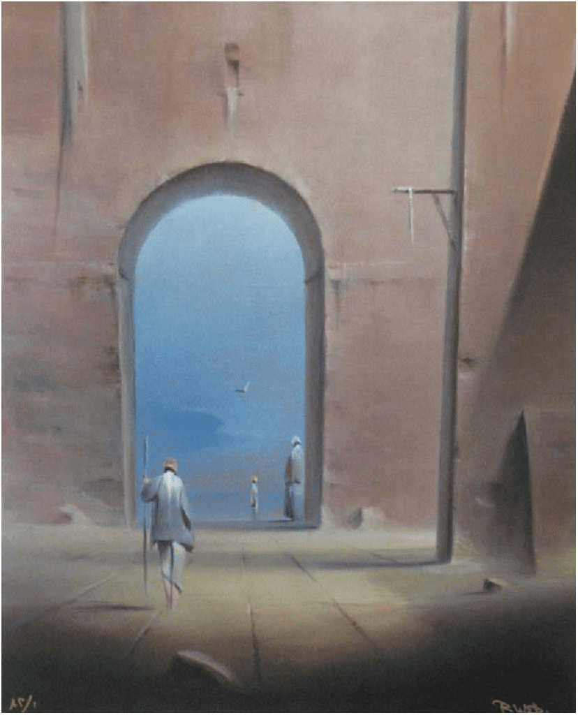 Robert Watson Artist Signed Limited Edition Giclee on paper:"Gates Of ...
