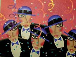 Robin Morris Hand Signed Publisher Proof Lithograph:"Cast Party (PP ...