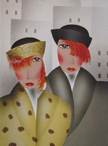 Robin Morris Hand Signed Publisher Proof Lithograph:"Mary And Eddie (PP ...