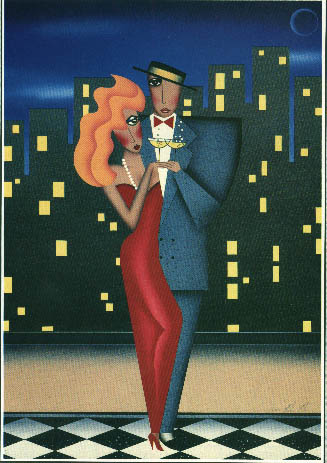 Robin Morris Limited Edition Lithograph on Paper: "City Lights" - Robin ...