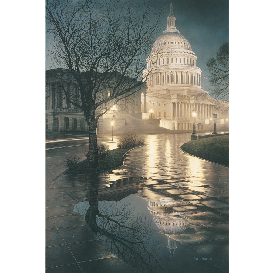 Rod Chase Artist Signed Limited Edition Canvas Giclee:"Liberty's Light ...