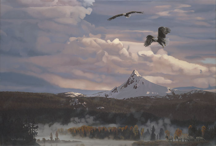 Rod Frederick Artist Signed Limited Edition Canvas Giclee:"Bird's Eye ...