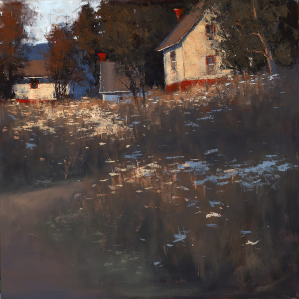 Romona Youngquist 30 x 30 Open Edition Giclee on Canvas:"Day is Done ...