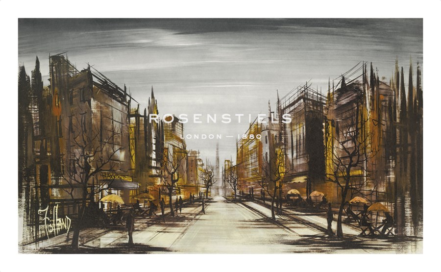 Ron Folland Hand Numbered Limited Edition Print on Paper :"Boulevard ...
