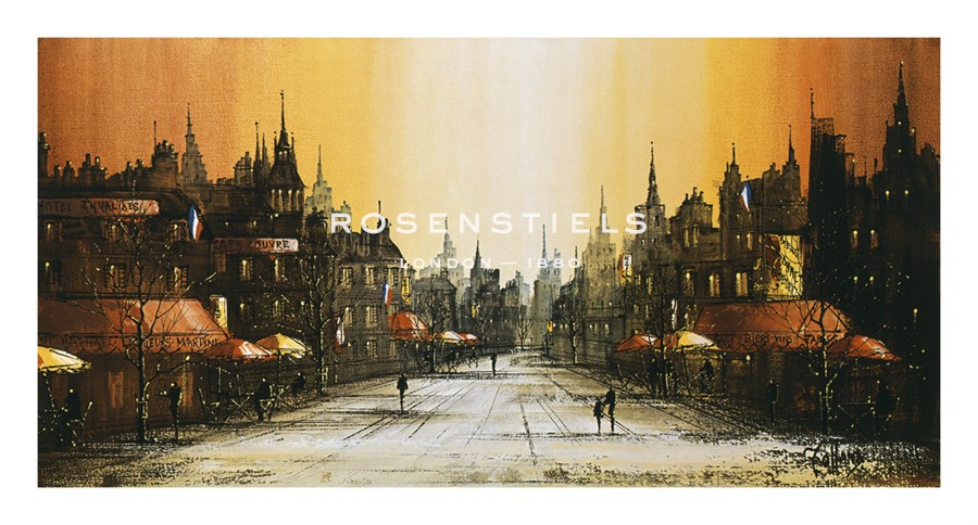 Ron Folland Hand Numbered Limited Edition Print on Paper :"Dimanche ...