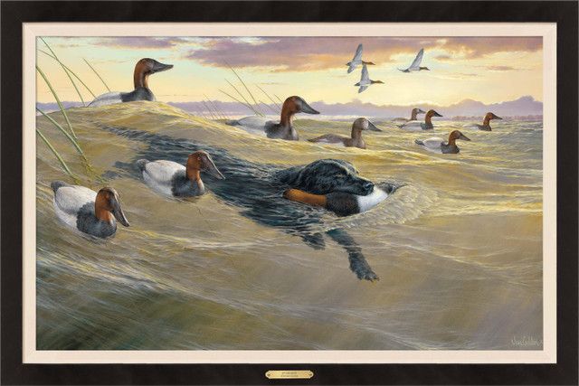 Ron Van Gilder Artist Proof Limited Edition: "At His Best-Black Lab ...