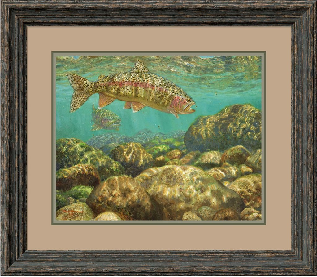 Mark Susinno Artist Signed and Numbered Print:"Baetis Feast—Rainbow ...