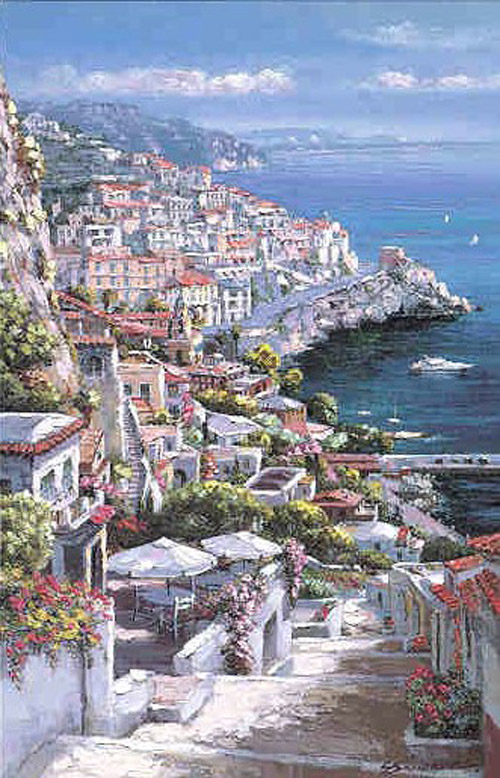 S. Sam Park Limited Edition Hand Embellished Serigraph on Canvas ...