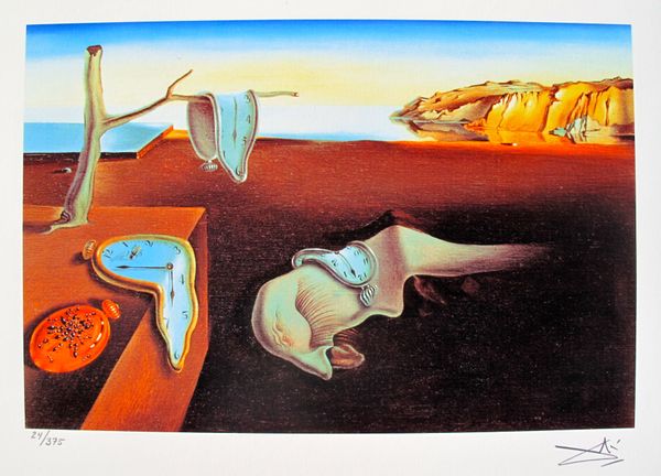 Salvador Dali Facsimile Signed & Numbered Giclee:"Persistence Of Memory ...