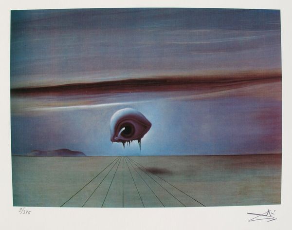 Salvador Dali Facsimile Signed & Numbered Giclee:"The Eye" - Salvador Dali