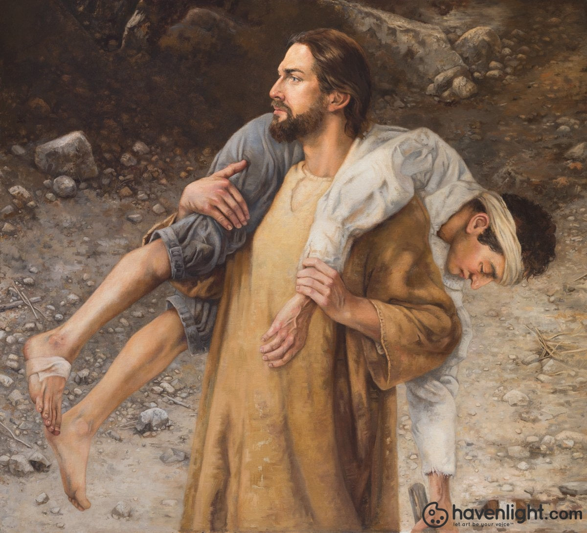 Sandy Freckleton Gagon Fine Art Canvas Giclee: "He Will Place You on ...