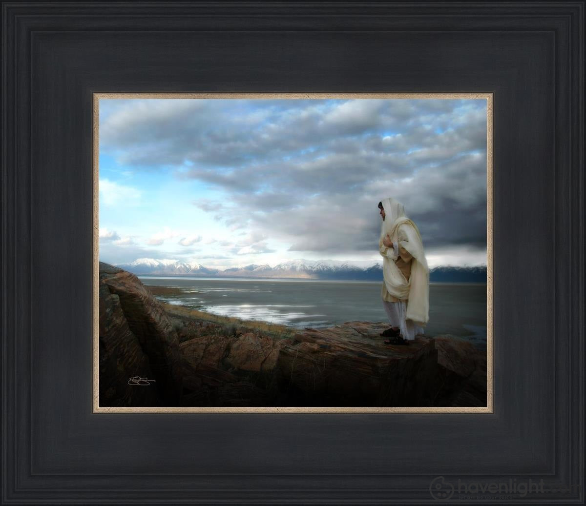 Scott Sumner Fine Art Canvas Giclee: "Alone Shepherd" - Scott Sumner