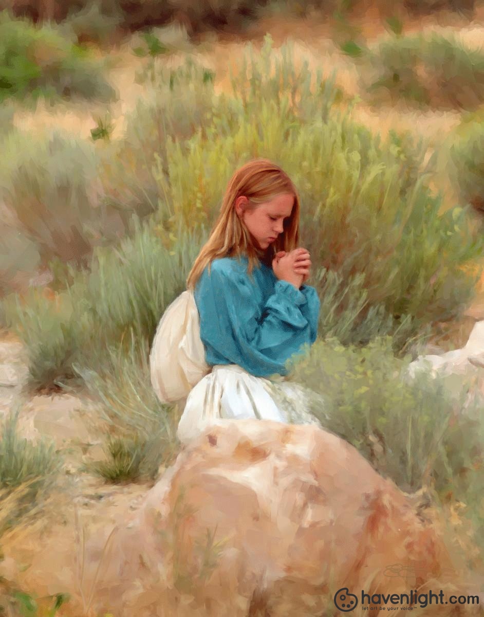 Scott Sumner Fine Art Canvas Giclee: "Oh Father Hear My Prayer" - Scott ...