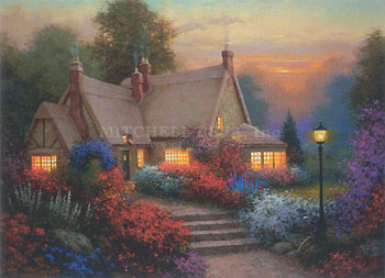 Sergon Limited Edition Lithograph on Paper:"Evening Glow" - Sergon