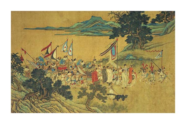 Shang Xi Fine Art Open Edition Giclée:"Foreign Tributaries En Route to ...