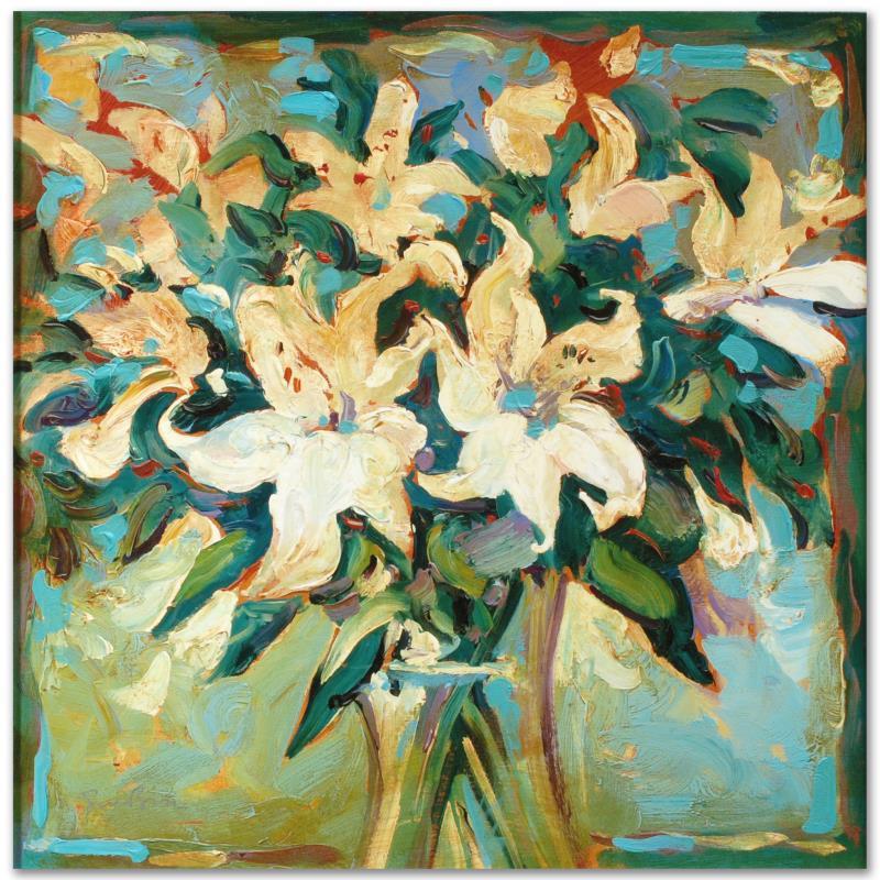 Simon Bull Limited Edition 20 x 20 giclee:"Celebrate II" - Simon Bull