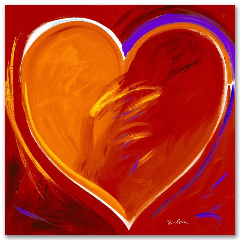 Simon Bull Limited Edition 33 x 33 giclee:"Deep In My Heart" - Simon Bull