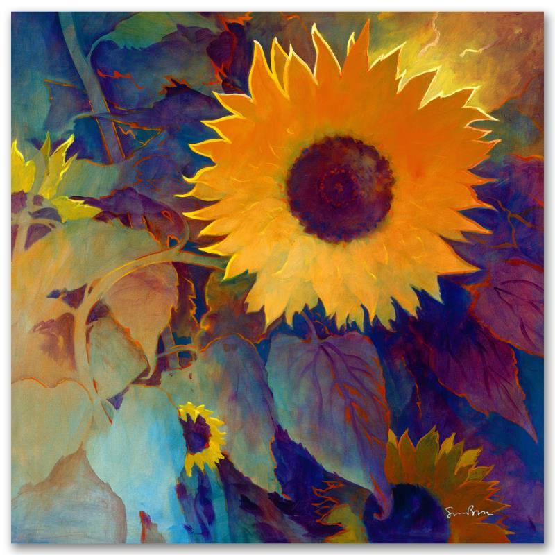 Simon Bull Limited Edition 33 x 33 giclee:"Tuscany Gold" - Simon Bull