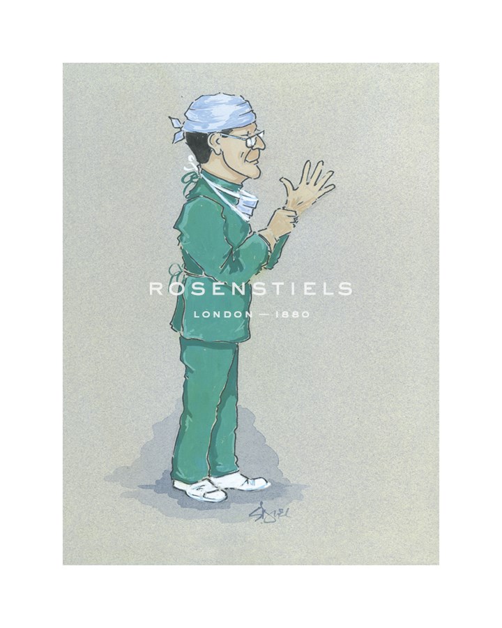Simon Dyer Hand Numbered Limited Edition Print on Paper :"The Surgeon ...