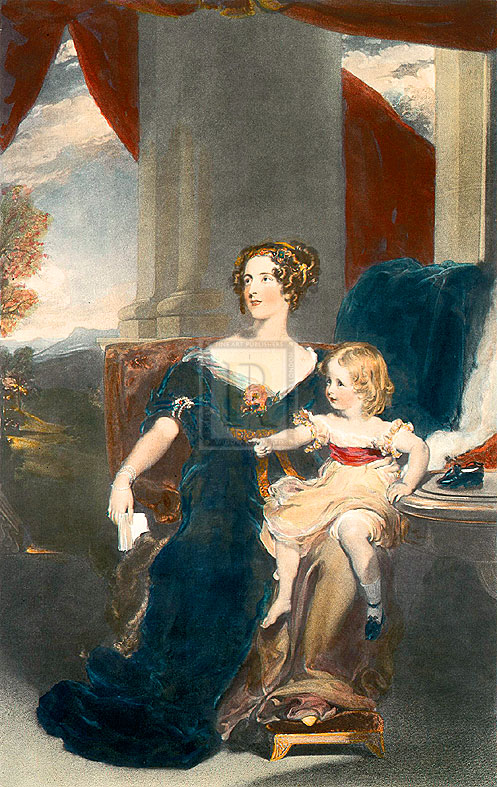 Sir Joshua Reynolds Artist Hand Colored Copper Plate Printed Atelier ...