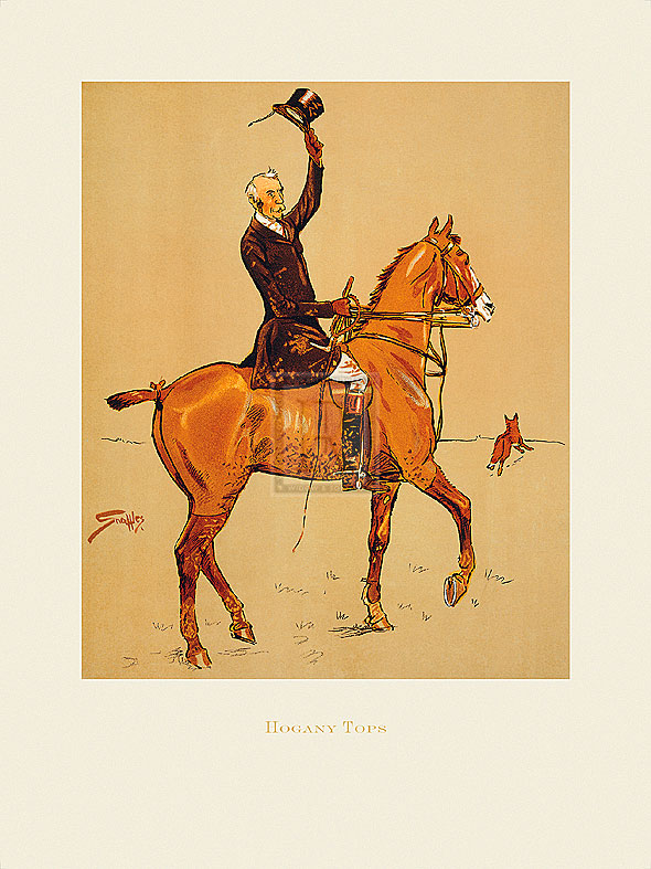 Snaffles Hand Numbered Limited Edition Print on Paper :"Hogany Tops ...