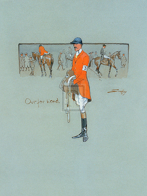 Snaffles Hand Numbered Limited Edition Print on Paper :"Out For Blood ...